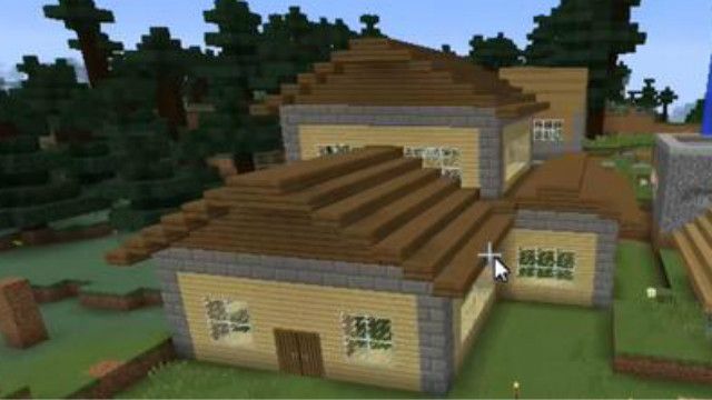 《我的世界》教你建一个好看的大房子,建房子攻略
