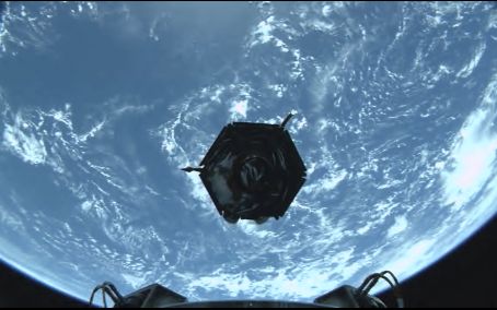 箭载摄像头记录WorldView-4商业遥感卫星发射入轨全过程