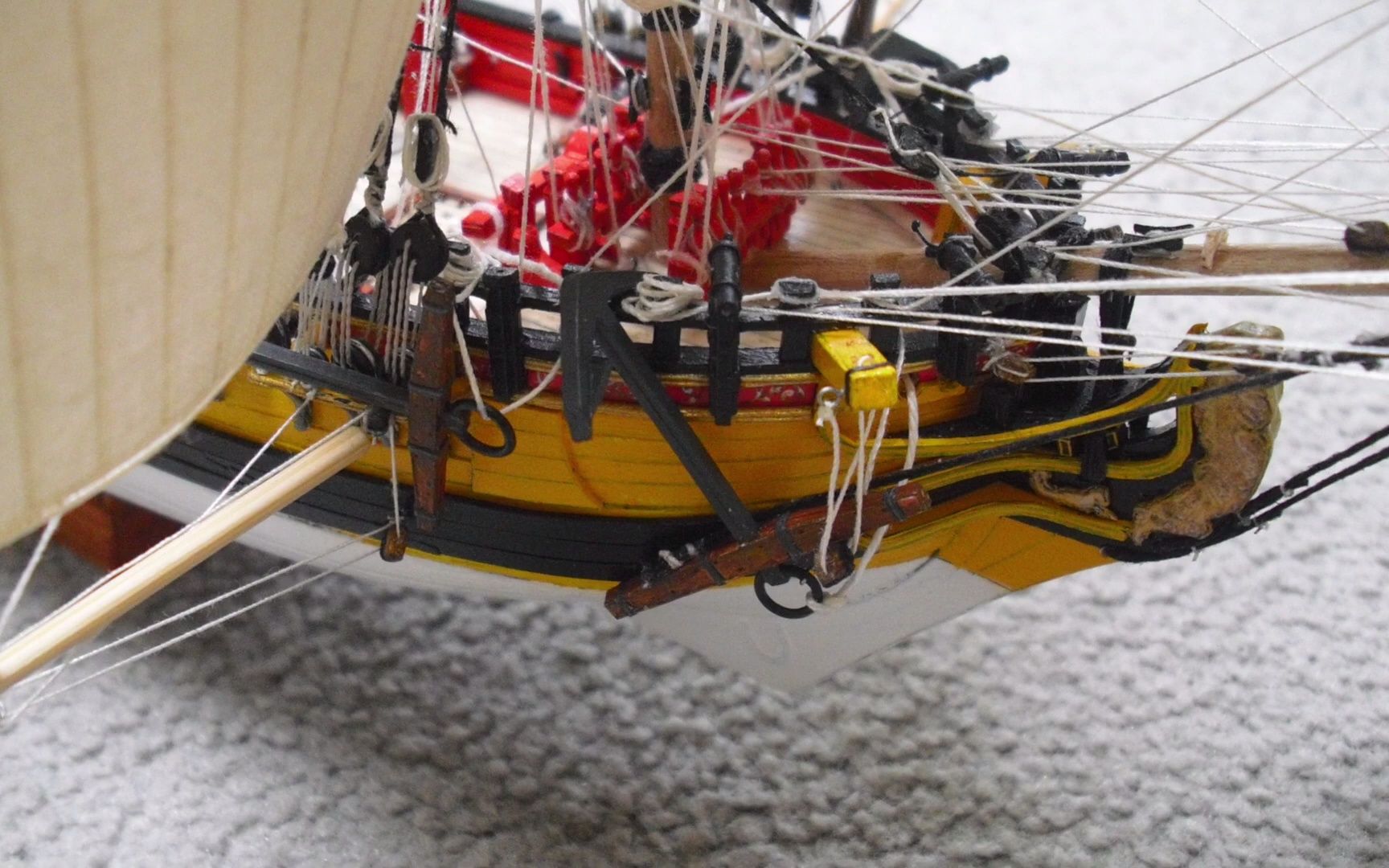 【纸模型】HMS狼号风帆战舰 Shipyard 1/100