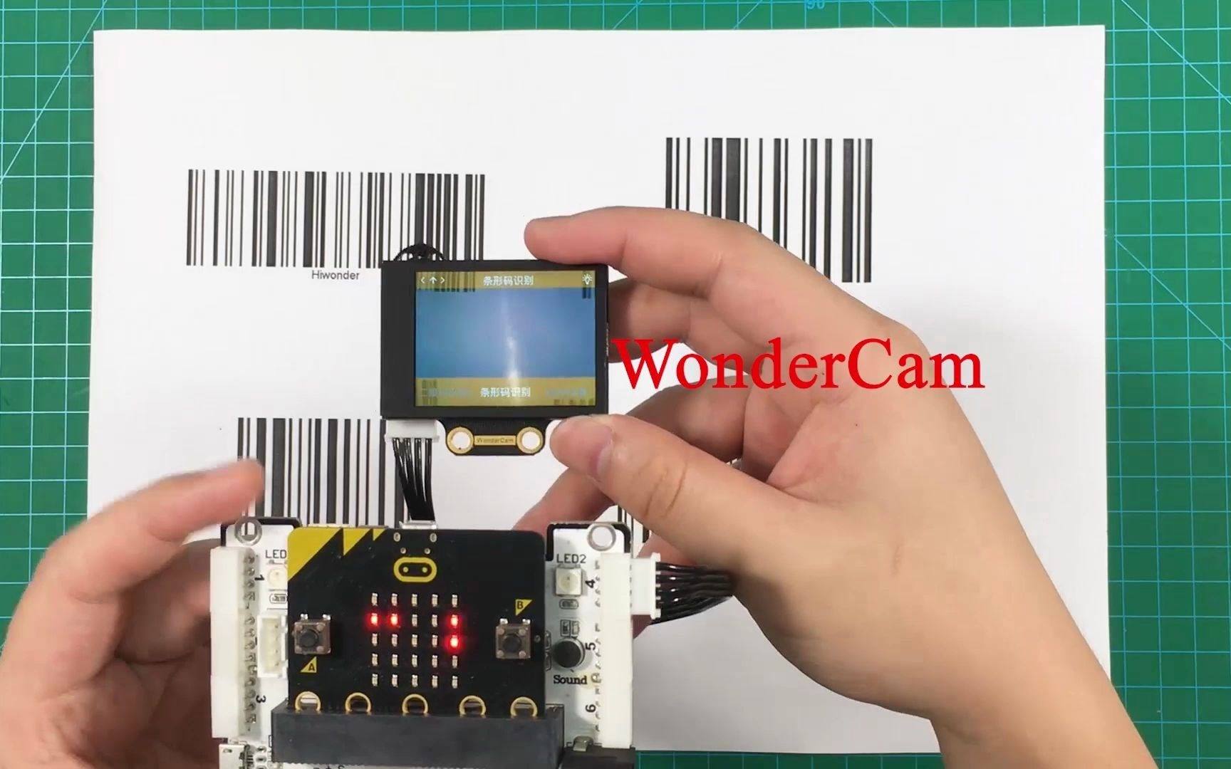 【小幻熊AI视觉模块+micro:bit】之条形码识别