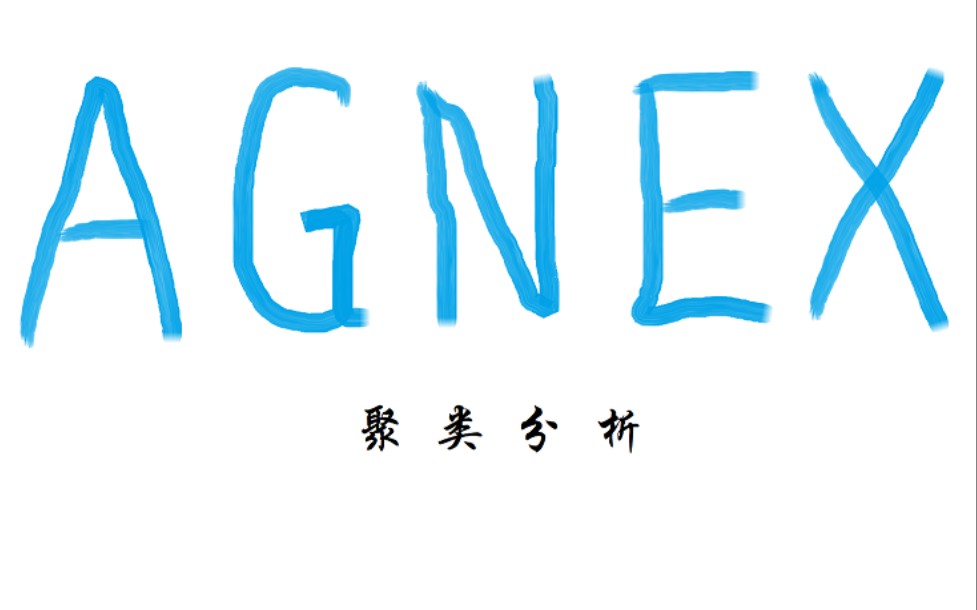 数据仓库数据挖掘 聚类分析算法 AGNEX