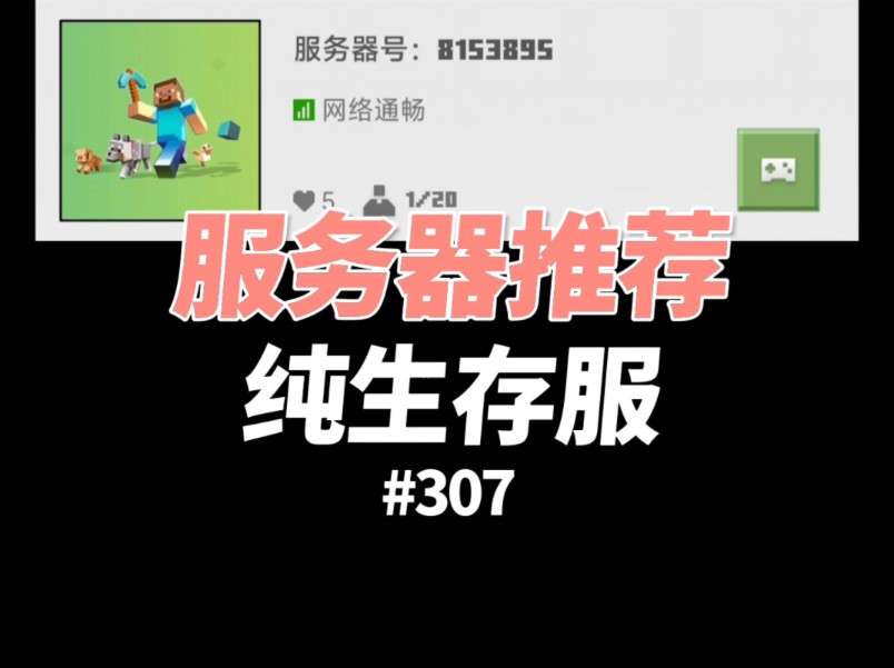 【我的世界】一个真正的纯生存服务器_网络游戏热门视频