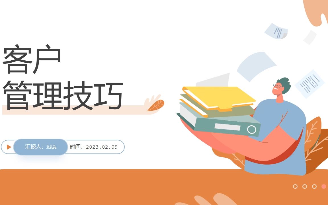 A553客户管理技巧企业团队营销技巧培训PPT课件