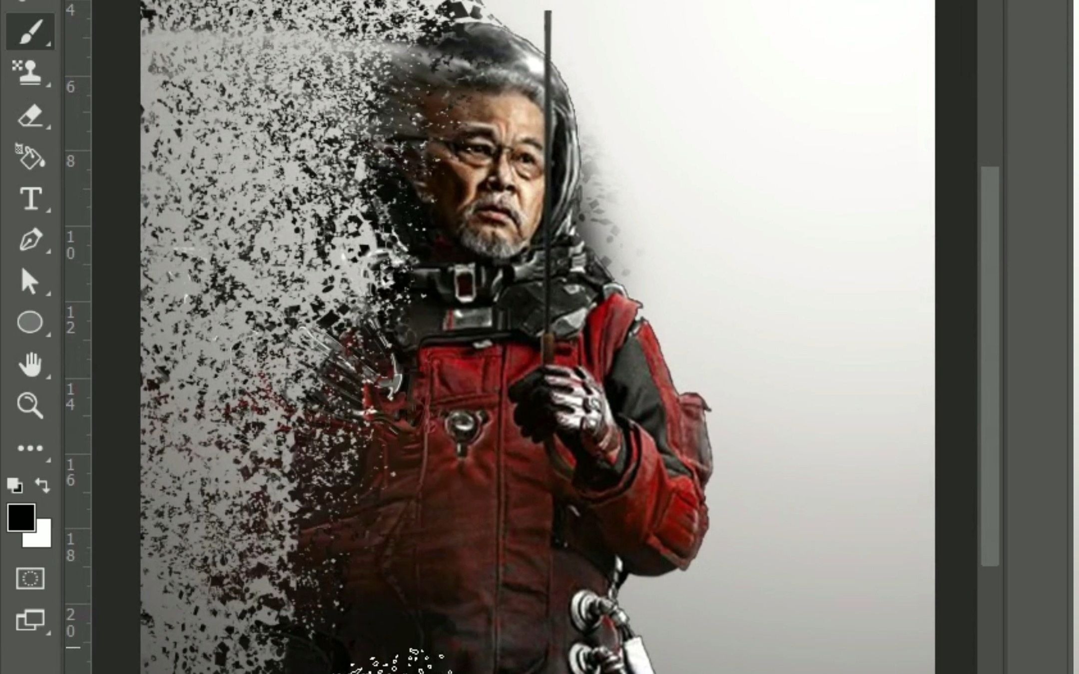 PS粒子消散效果教程