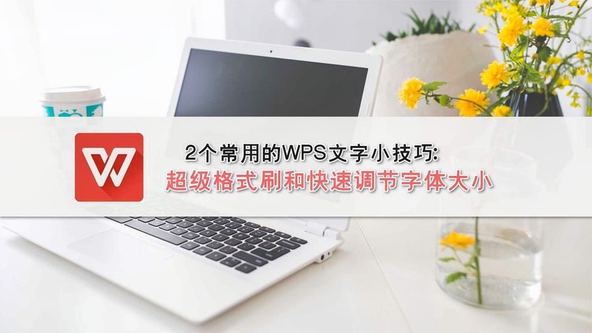 2个常用的WPS文字小技巧：超级格式刷和快速调节字体大小