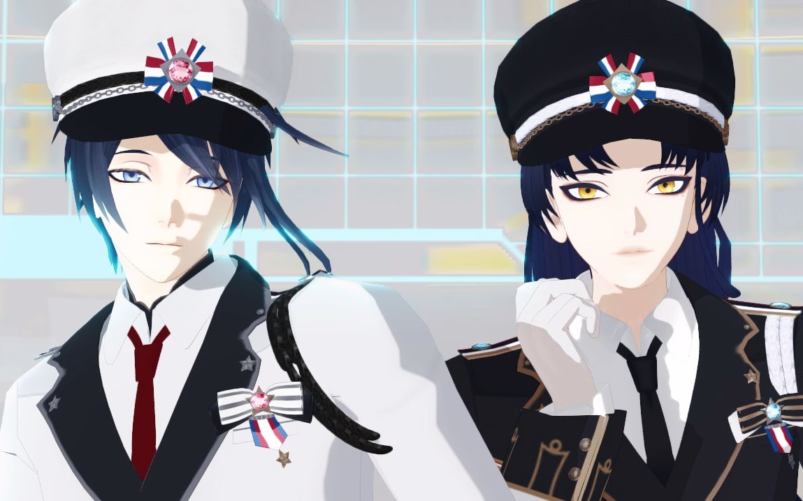 【MMD刀剑/阴阳师 | 原创军服】三日月+鬼切—killer lady【※鸟海刀组】