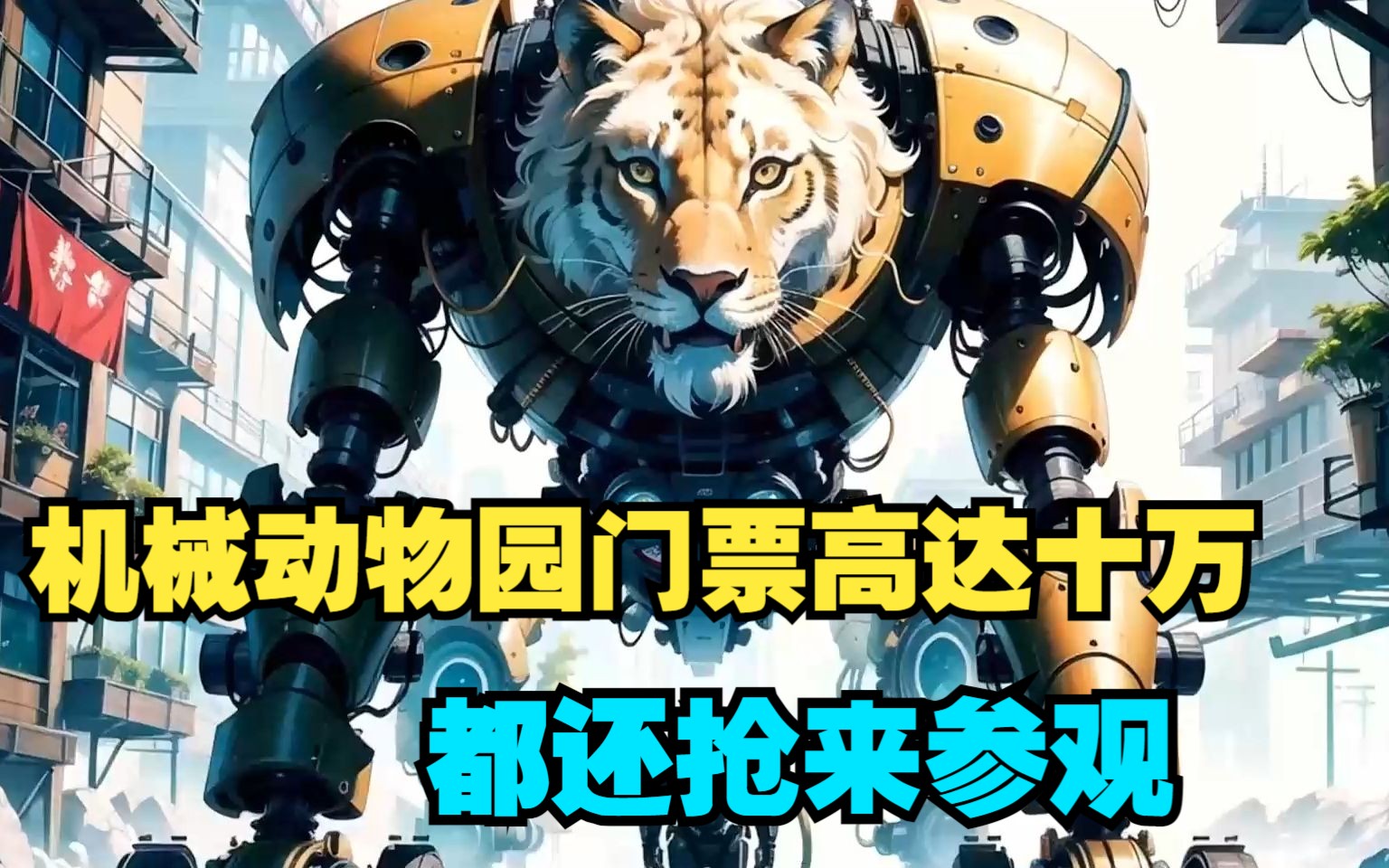 机械动物园门票费高达十万,是一些普通的动物而已,都还抢来参观