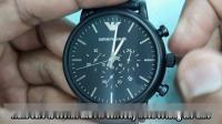 如何在EMPORIO ARMANI AR1970手表上设置时间和重置计时码表_ ...