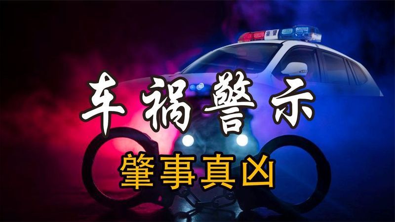 车祸警示:逆向行驶的肇事真凶