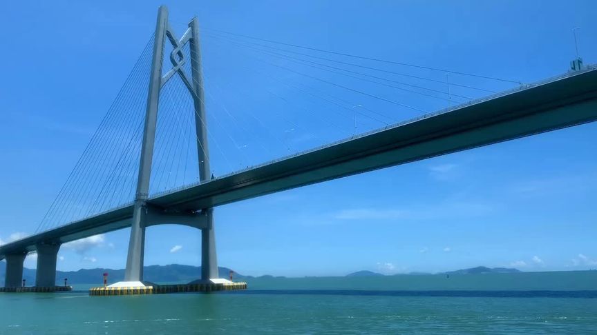 世界最长的跨海大桥:港珠澳大桥 #港珠澳大桥