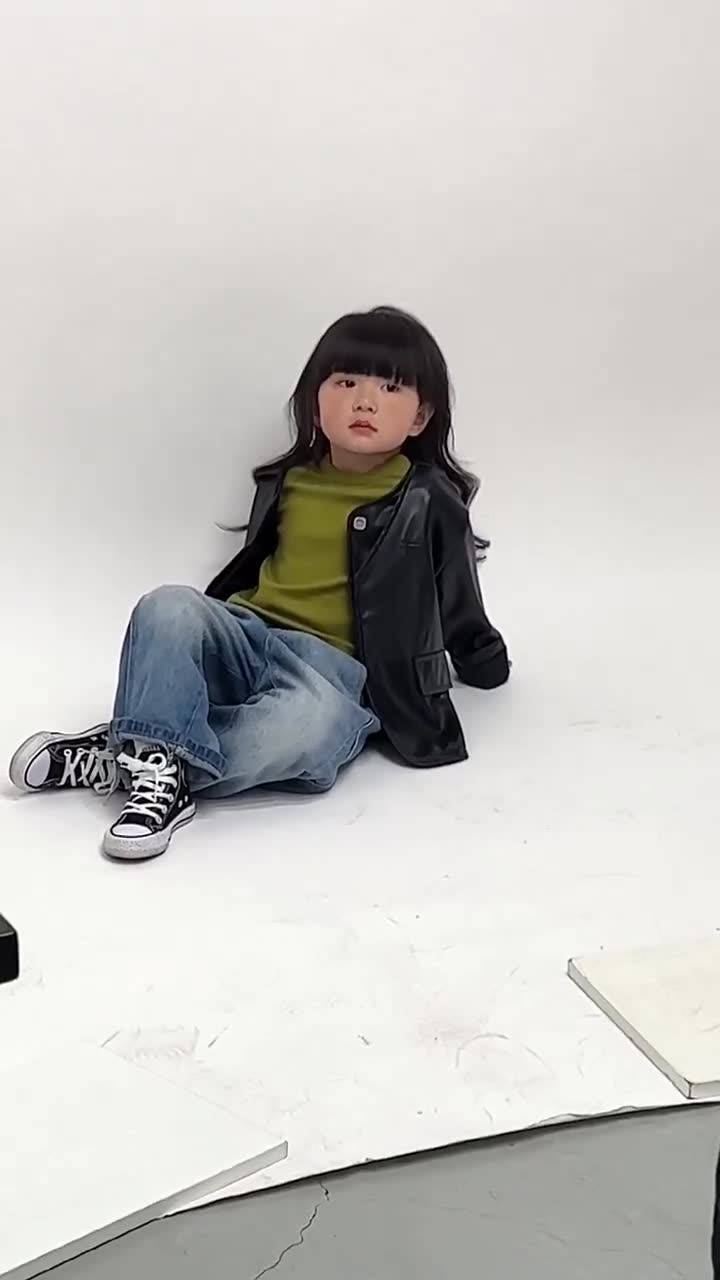 小宝贝拍模卡,超级棒!