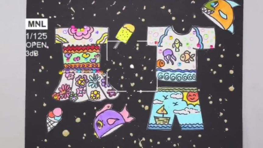 少儿美术/儿童创意画教程:小小服装设计师