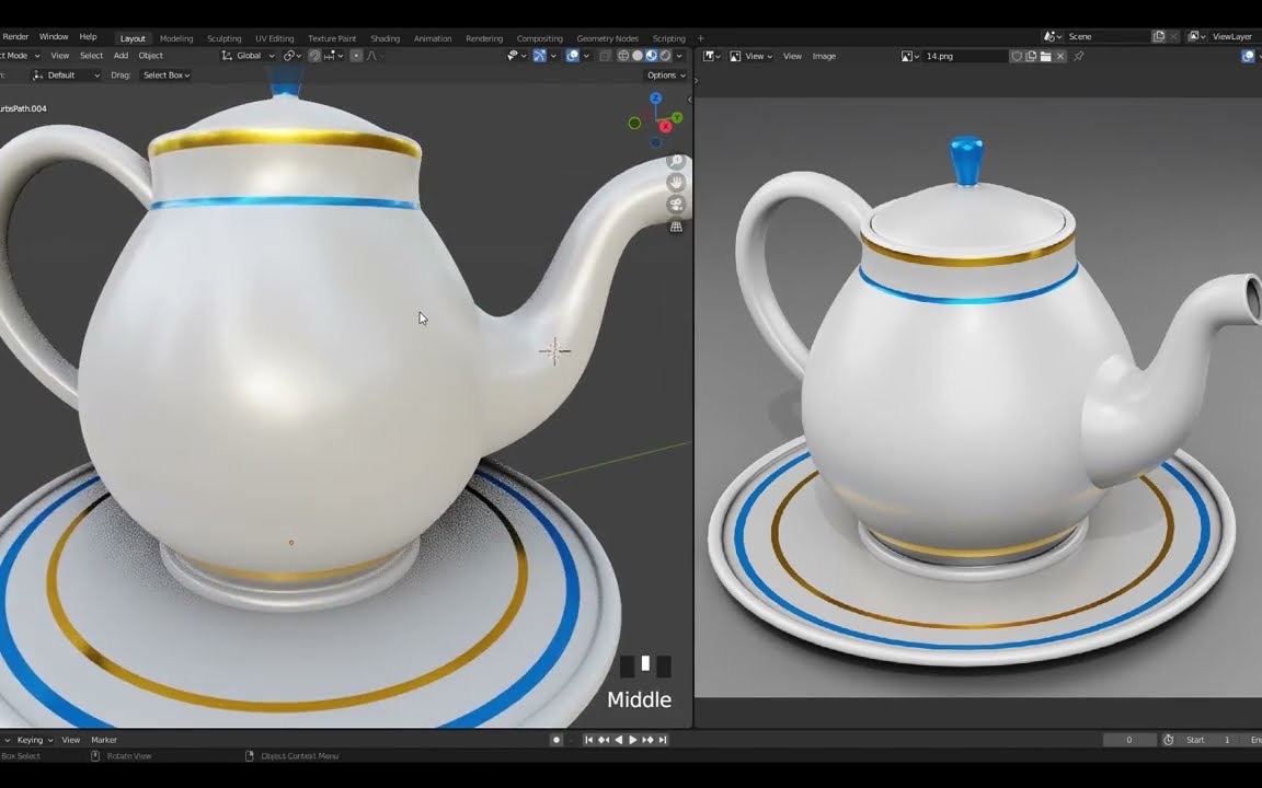 Blender 3.1 简单3D建模教程