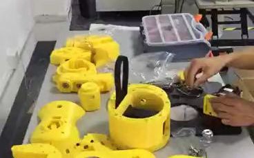 中小学机器人培训 自主组装3D打印机械臂 编程 学习工业机器人基础...