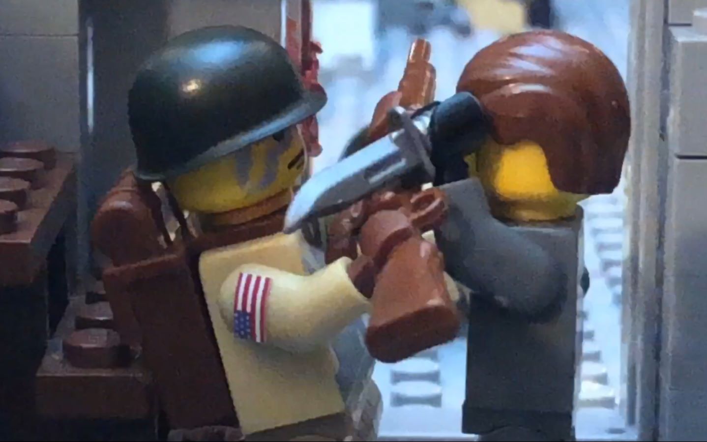 【定格动画】「乐高二战」用乐高演绎诺曼底登陆第二日-美军空降...