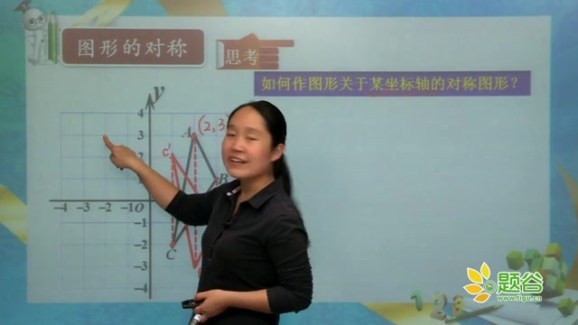 用坐标表示轴对称