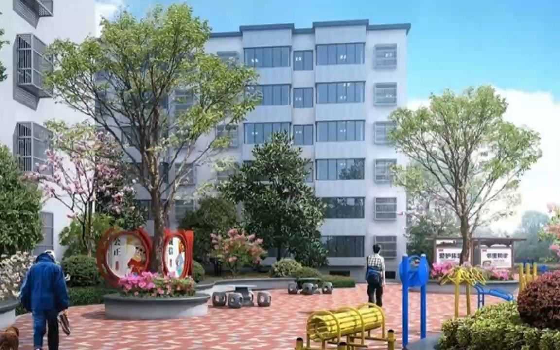 体育运动健身广场设计案例效果图