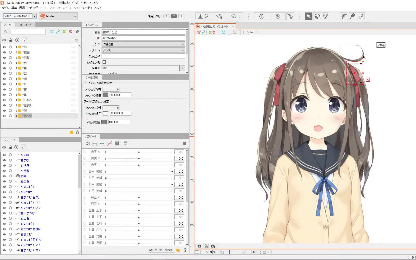 虚拟直播角色制作必学!Live2D官方基本操作新版高清教程【CC字幕】