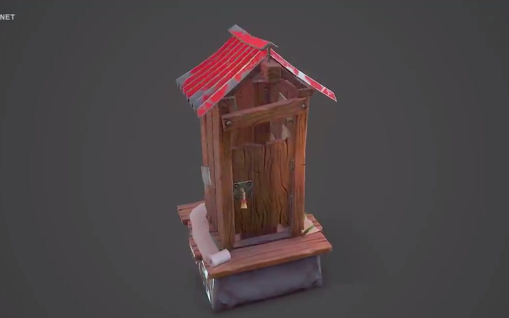 用MAYA做一个卡通风格的建筑(基础向,适用于游戏类)