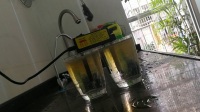 电解器电解水试验,荔浦人可以免费检测,看看你家的水质好不好