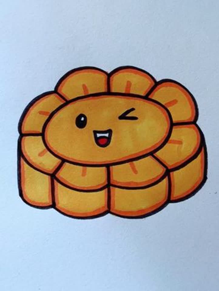 #一起学画画 #儿童简笔画 #月饼简笔画