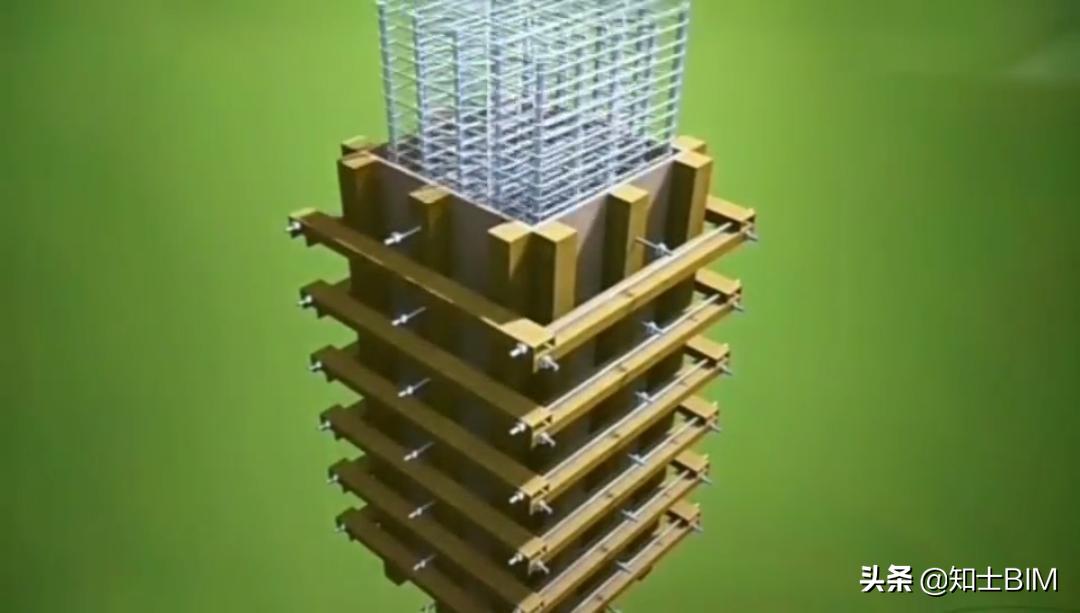 柱子施工BIM模拟安装应用,一目了然#建筑# #施工# #工程人#