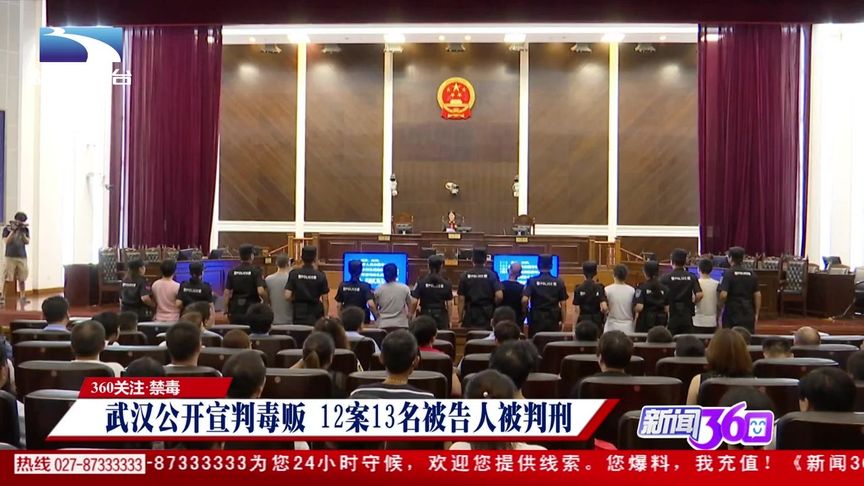 武汉开展毒品案件公审公判大会,12起案件13名被告人被判刑