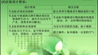 旧人教必修3设计并制作生态瓶,观察其稳定性