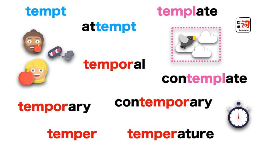 考试遇见“xxtemptxxx”就慌?跟着叫兽一起把它们彻底来区分吧!