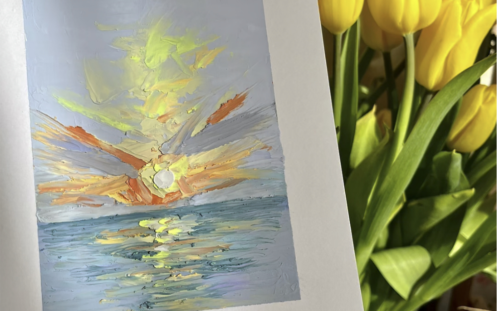 油画棒教程|新手学画画|画画教程