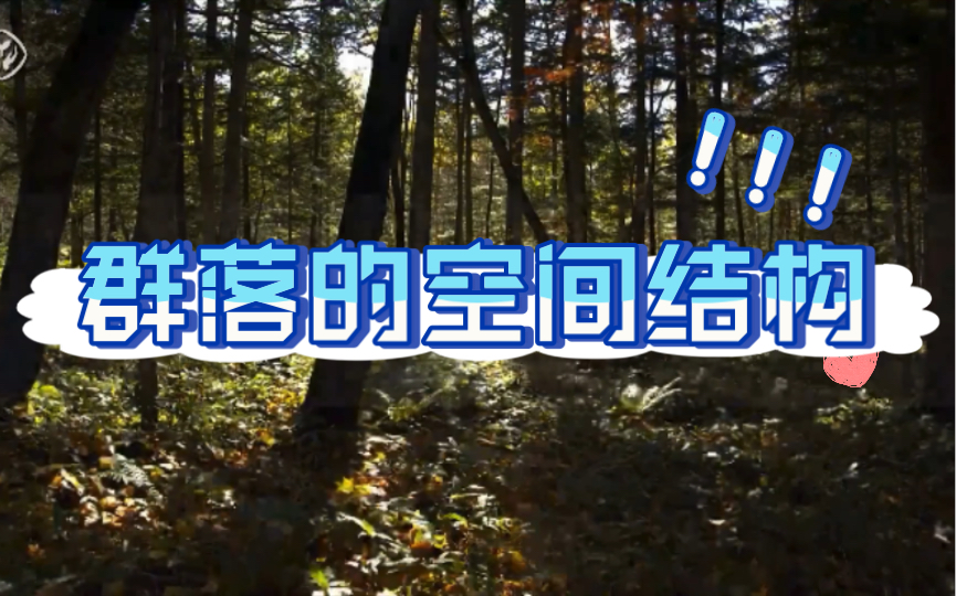 生物学选择性必修2 2.1 群落的空间结构 新高考网课