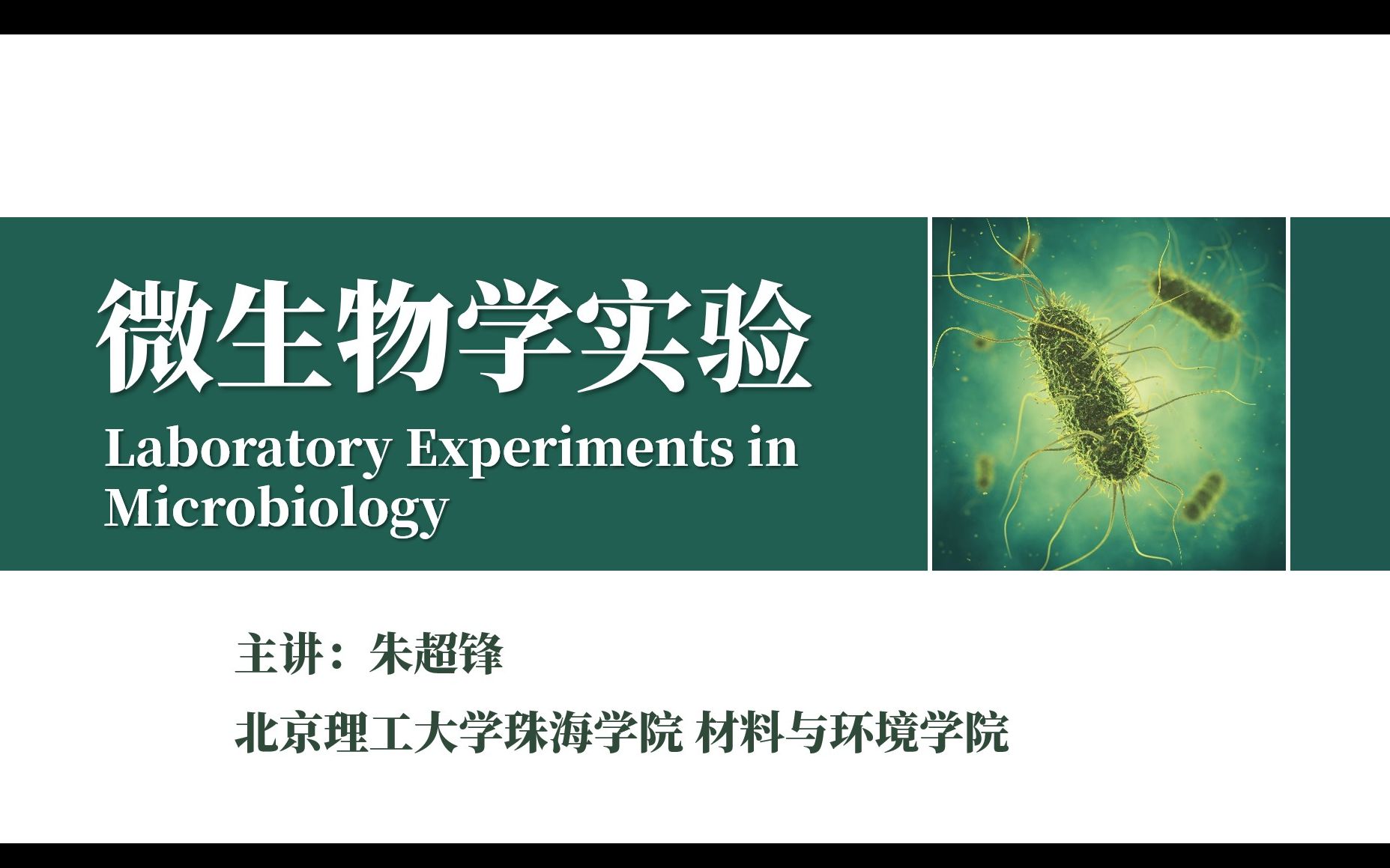 显微镜的使用