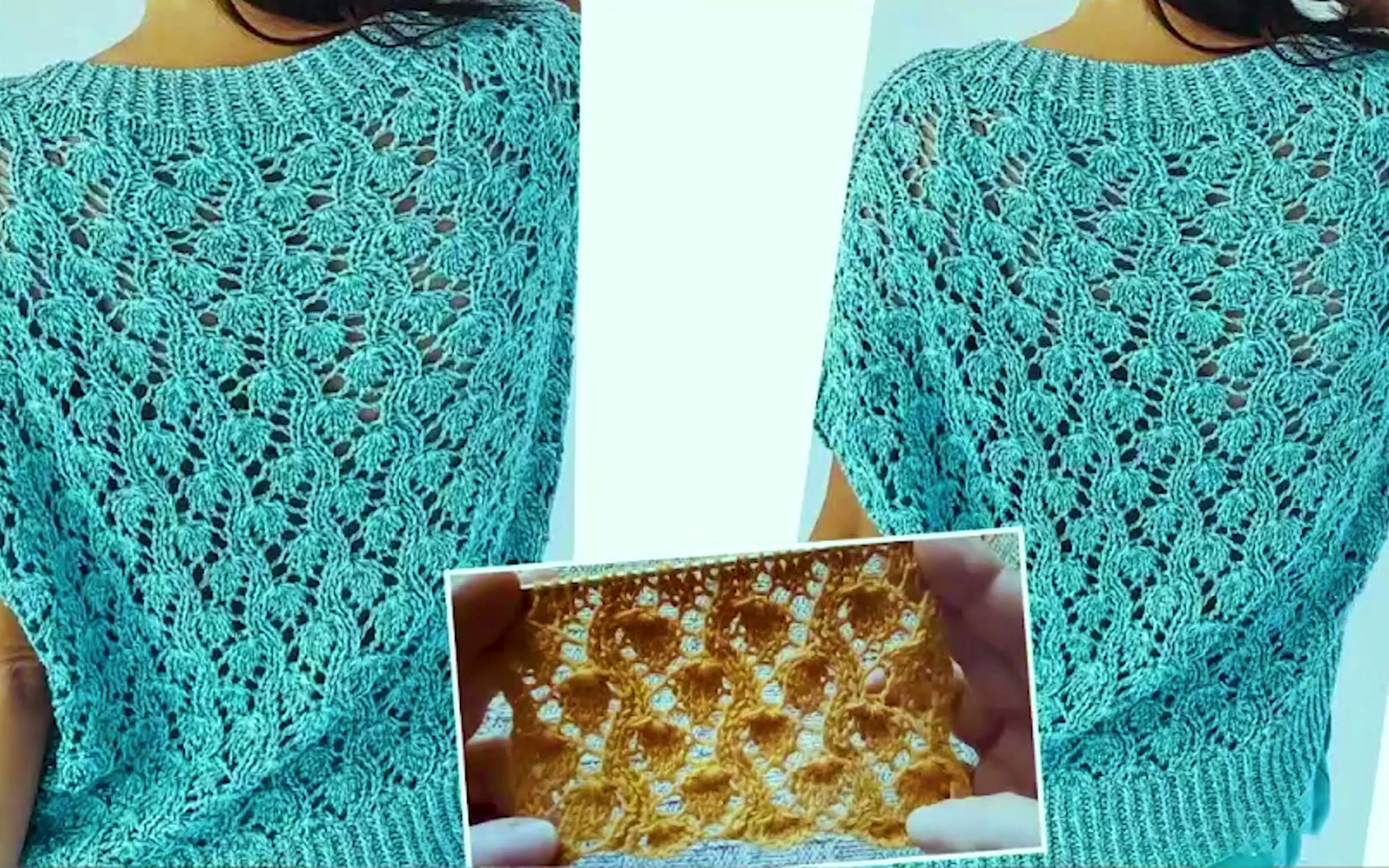 基础针法也可以编织出飘逸灵动的作品,整体精致复古