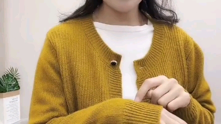 针织开衫毛衣
