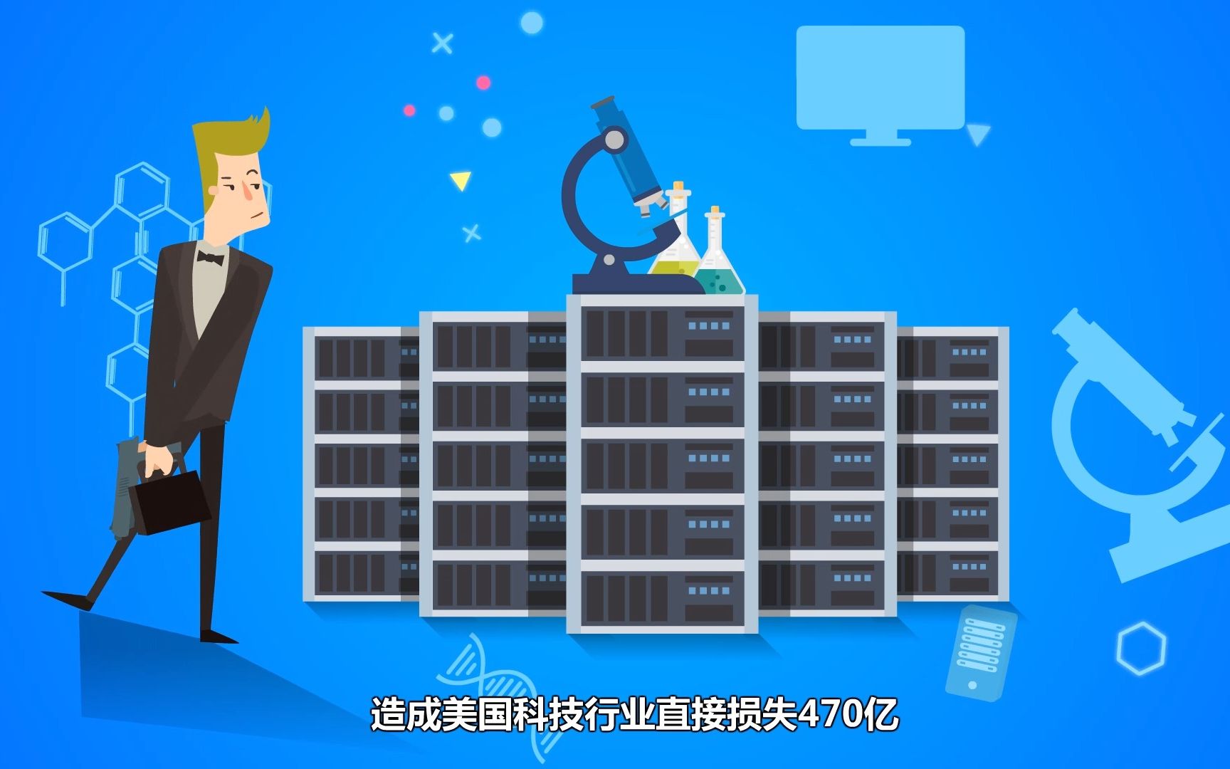 安防软件动画-《至安盾》 企业数据保护安全平台,防止核心数据泄露。