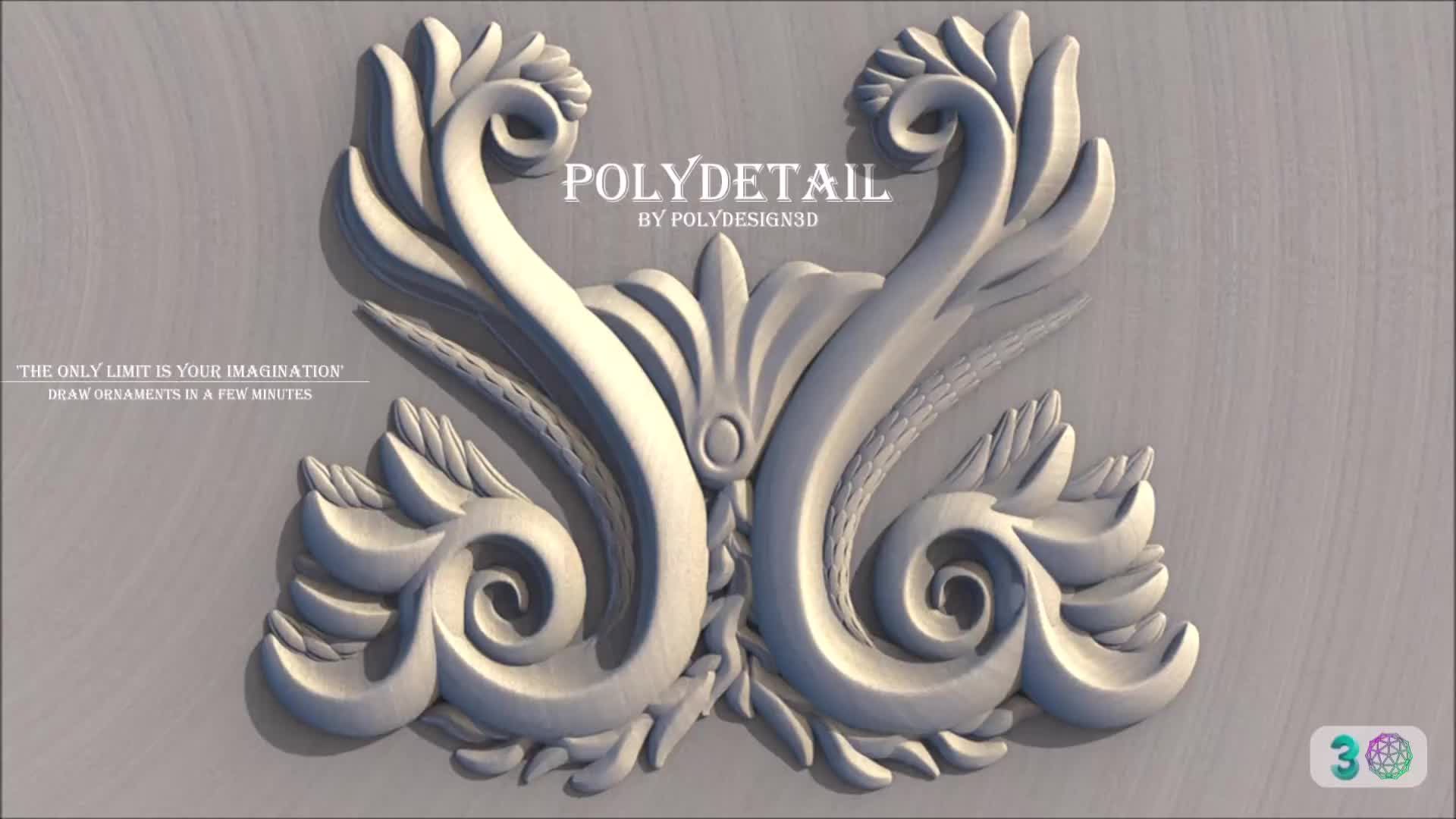 PolyDetail | 3dsMax的雕花建模插件