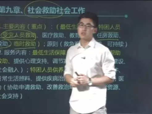 初级实务快班10第九章 社会救助社会工作