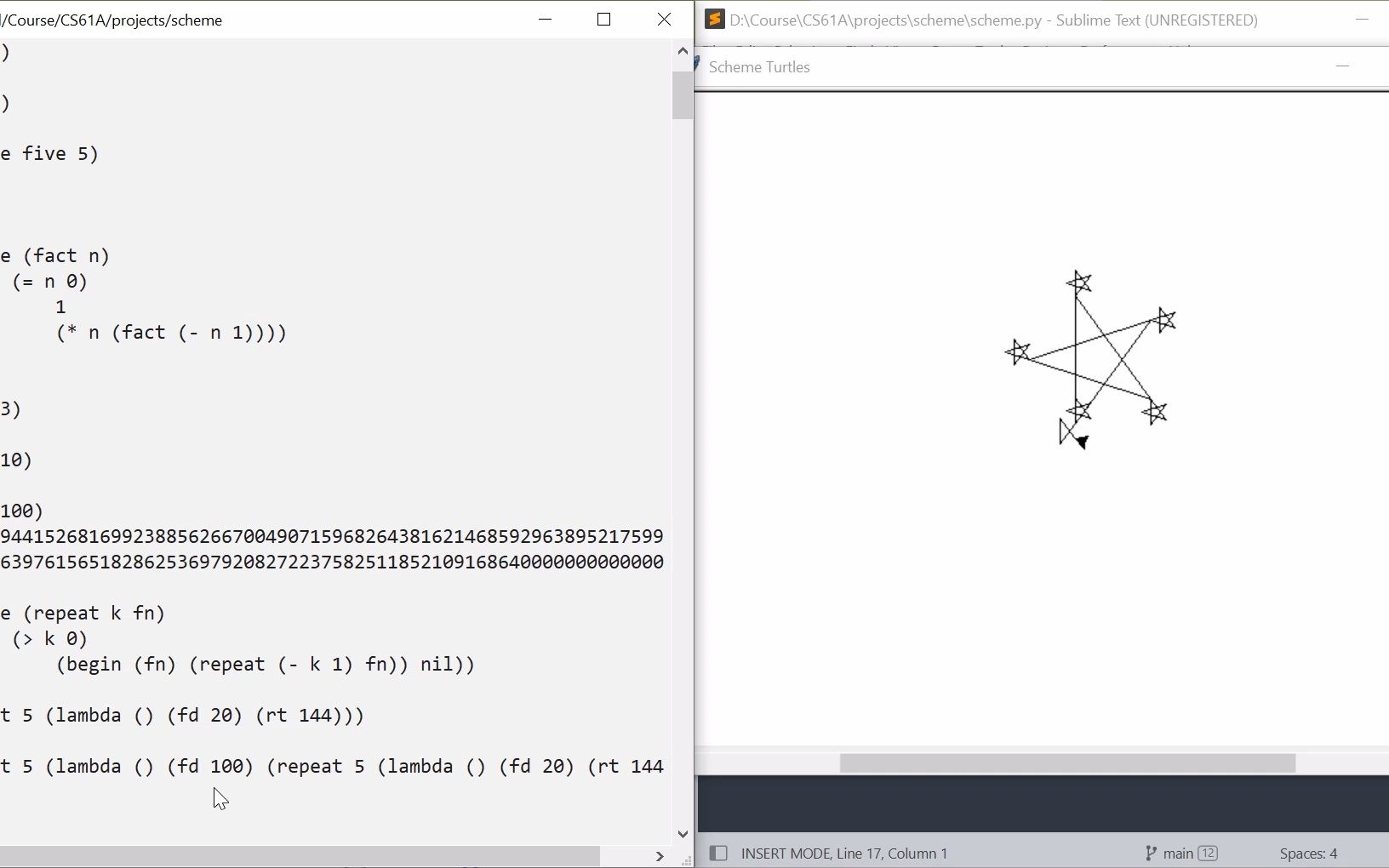 Python实现的Scheme解释器
