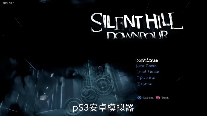手机上玩PS3游戏带帧数显示效果