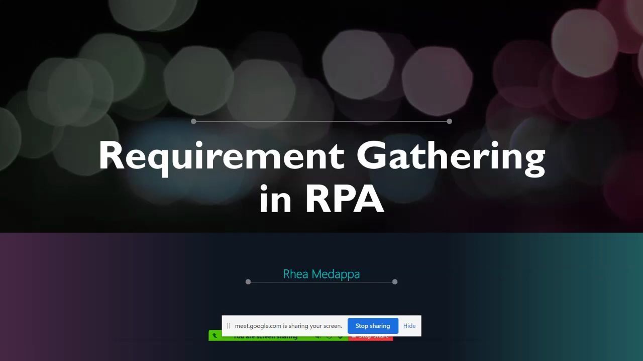 【RPA之家rpazj.com培训教程2】RPA业务分析师研讨会-需求收集,IPA...