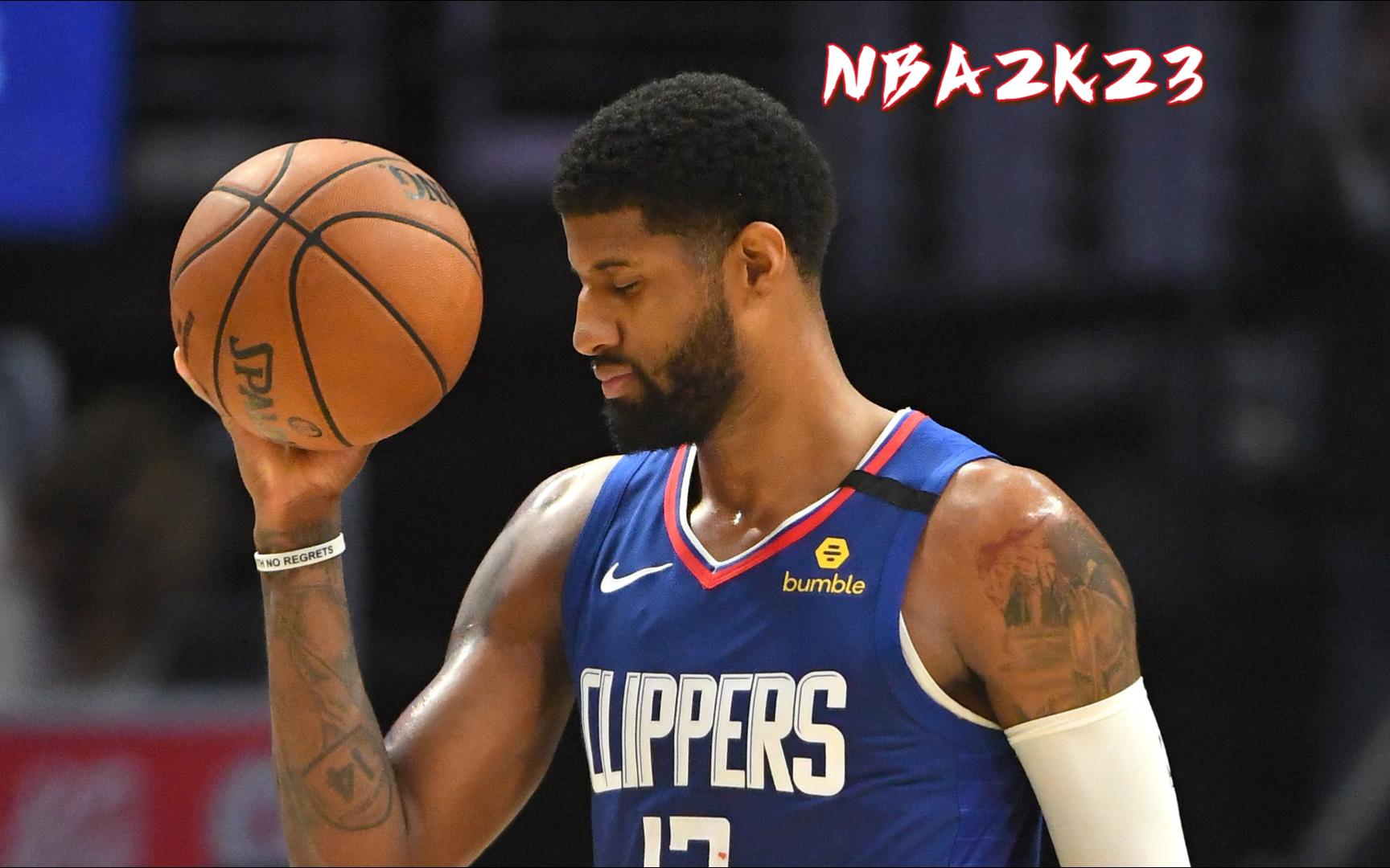 【NBA2K23】保罗乔治建模 丝滑如风 攻防俱佳_单机游戏热门视频