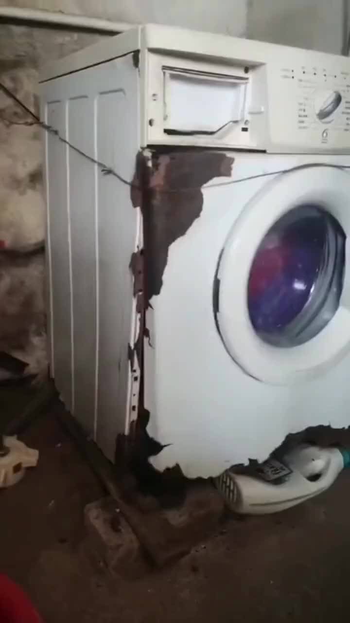 颜值:这洗衣机怎么回事?把衣服全部洗成半截?