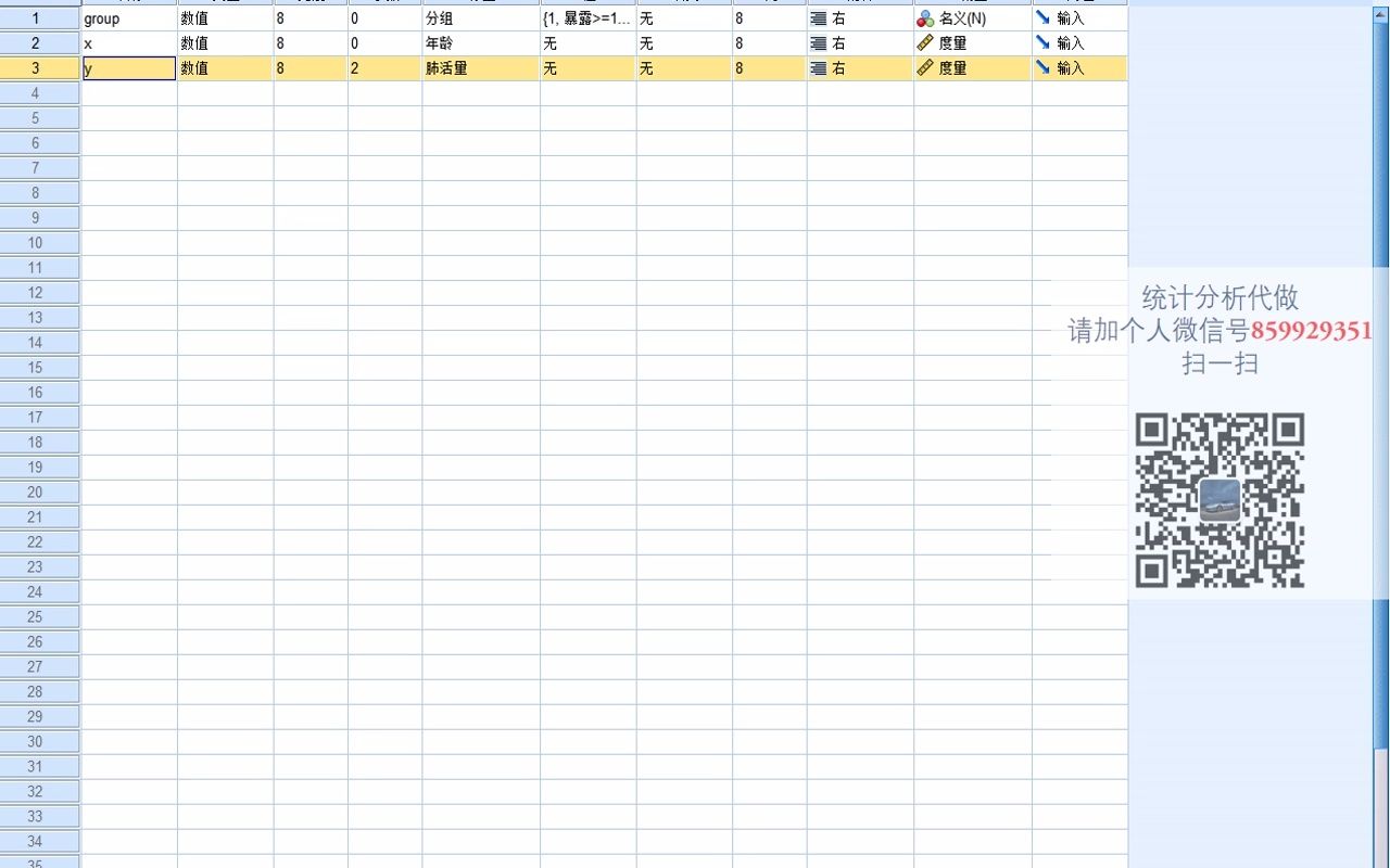 SPSS-协方差分析1-协方差分析-回归齐性假定-分组散点图绘制-混杂...