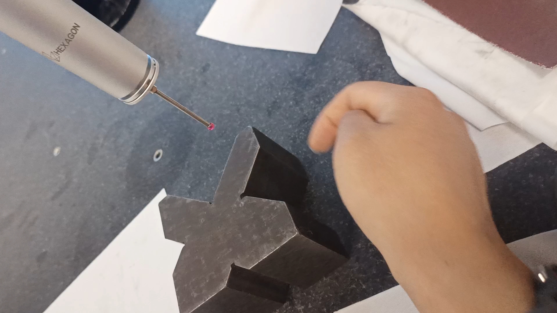 【海克斯康/pc dmis】模拟模具中分面建系