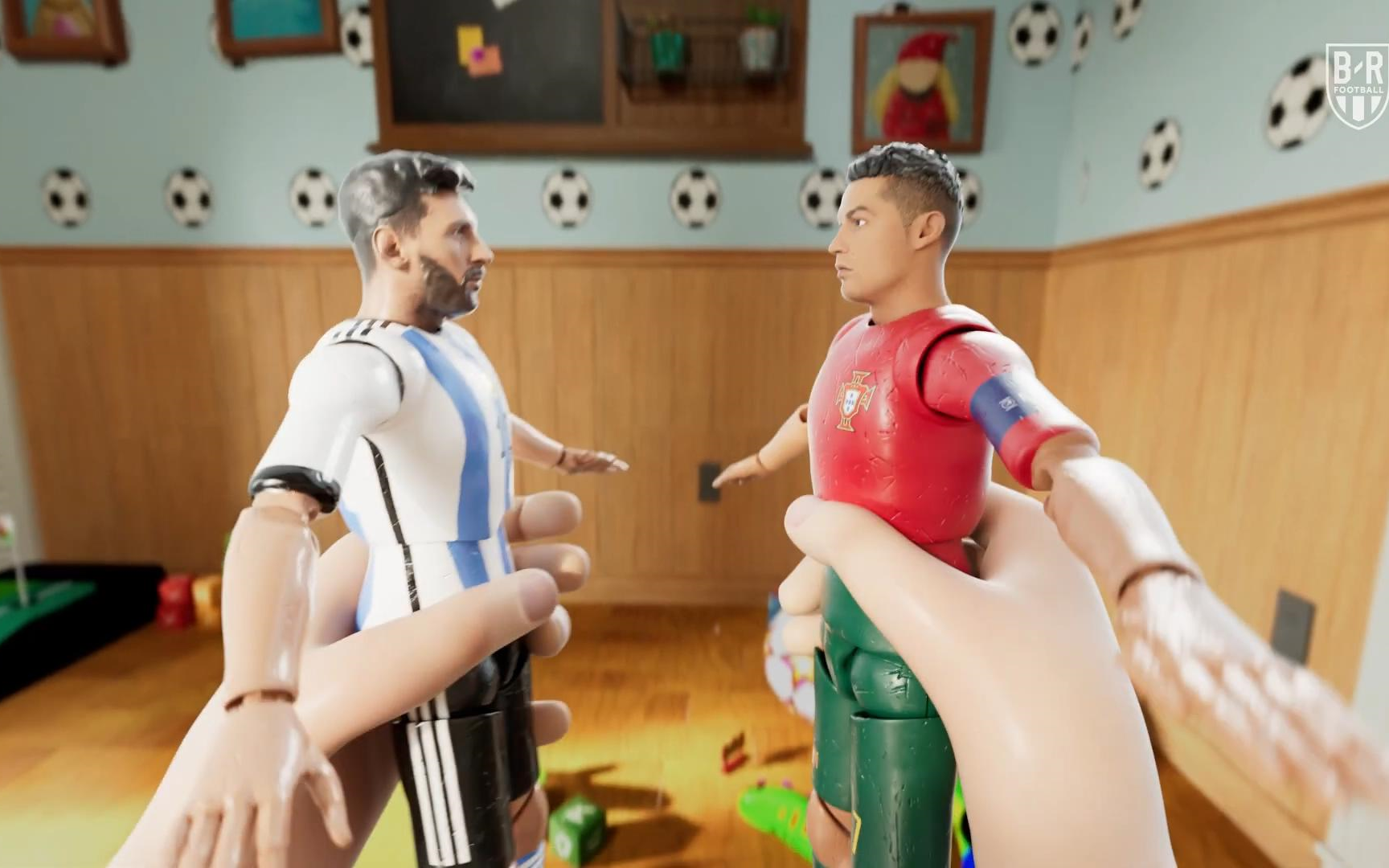 世界杯CG动画:当你喜爱的球星都在一起踢球…