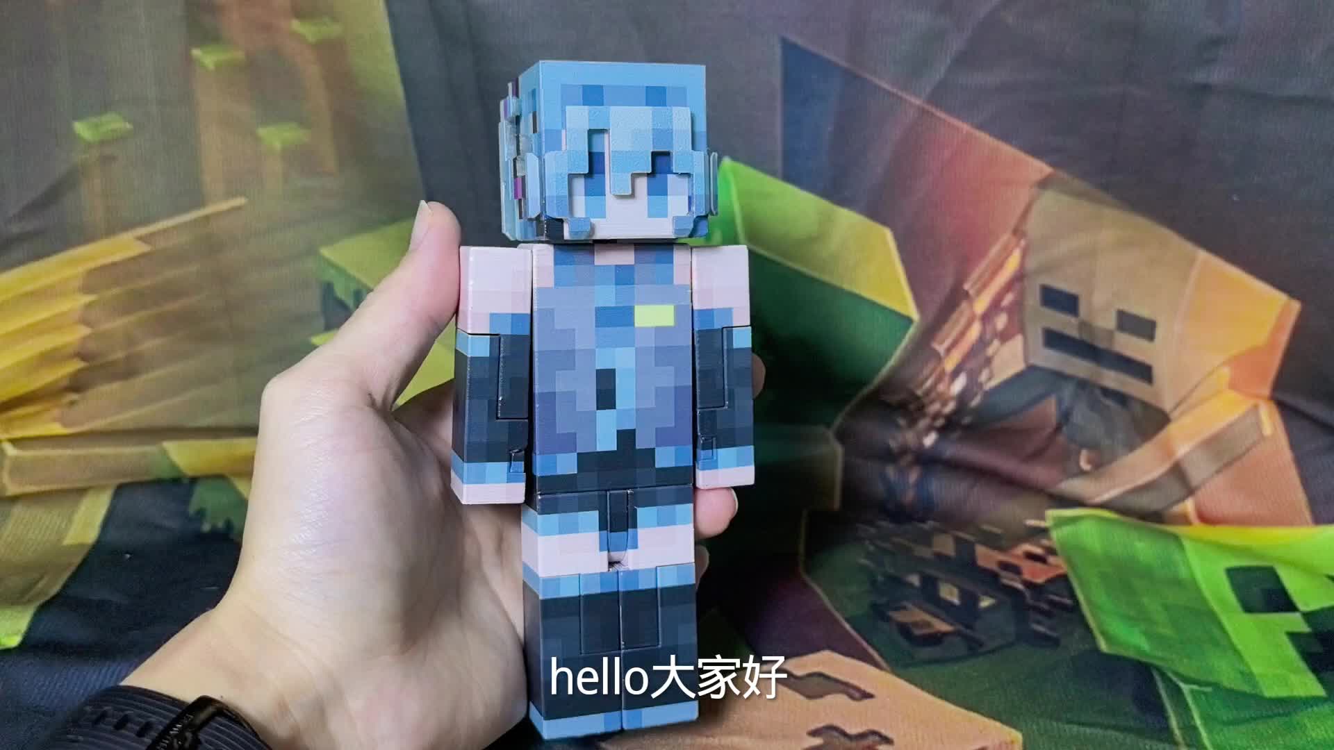 我的世界 玩家的皮肤模型手办 我的世界 人物皮肤模型,支持定制的,...