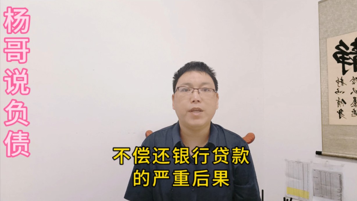 不偿还银行贷款的严重后果