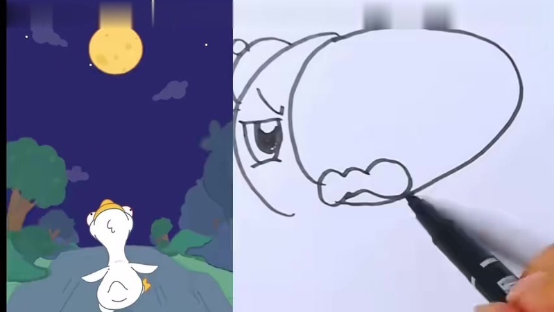 万能的桌子 画一个故事 绘画 儿童简笔画