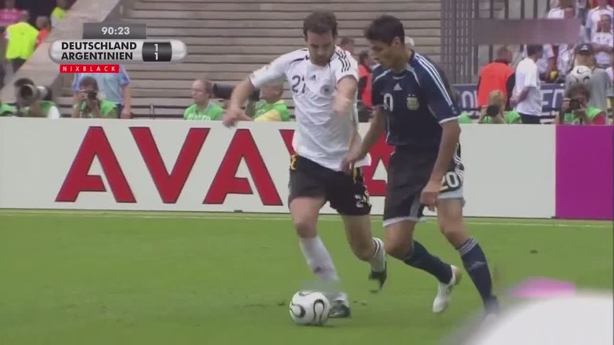 经典回顾2006年德国世界杯德国4-2阿根廷,点球绝杀梅西初出茅庐