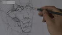 零基础素描自学画线条 玫瑰花彩色铅笔画教程 简单素描